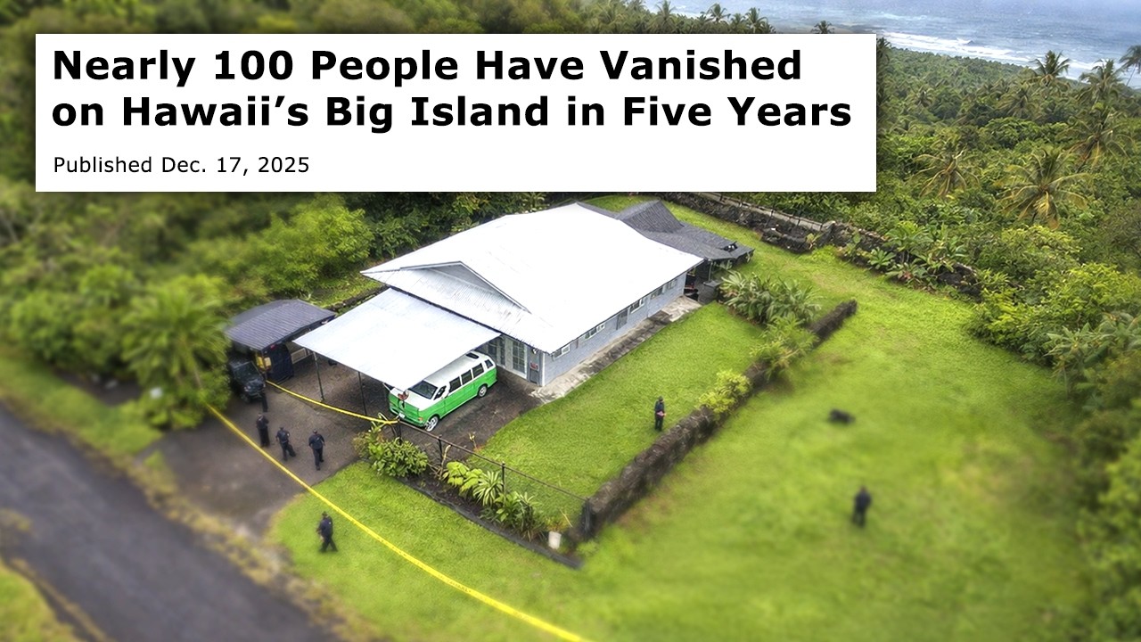 Vanished in Paradise: Dark Secrets of Hawaii’s Big Island