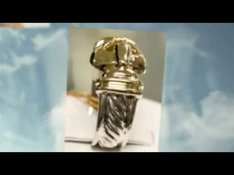 For Sale David Yurman 14kt Gold "Unique Belt Buckle" Ring at Stone Mountain Jewelers Deland Florida