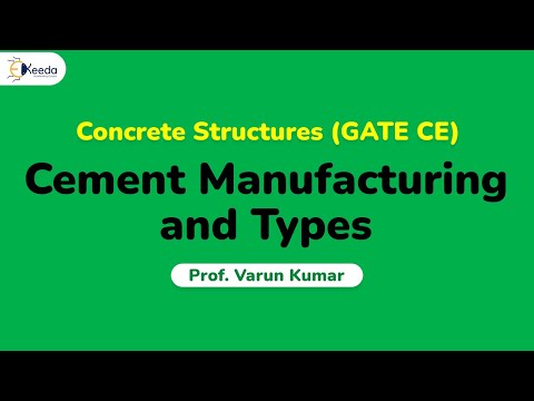 Cement Manufacturing and Its Types - Introduction of Concrete - Concrete Structures Video ...