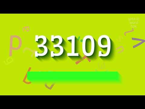 33109 - How to say 33109?