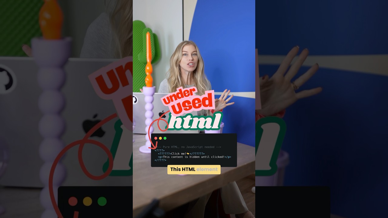 You need this HTML element!