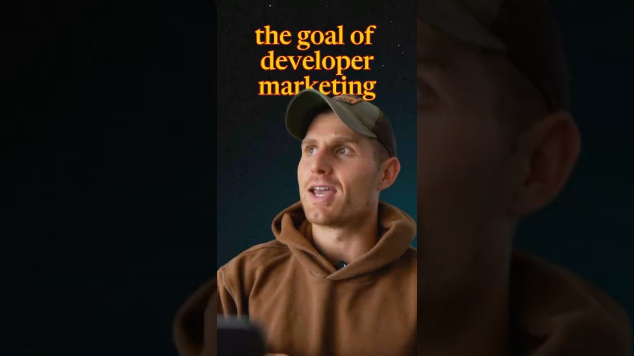 The GOAL of developer marketing
