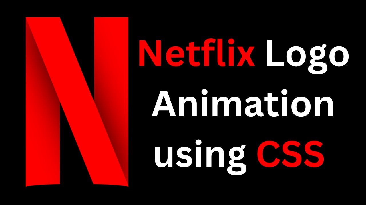 Netflix Logo Using CSS only | Create Netflix logo using CSS and CSS animation