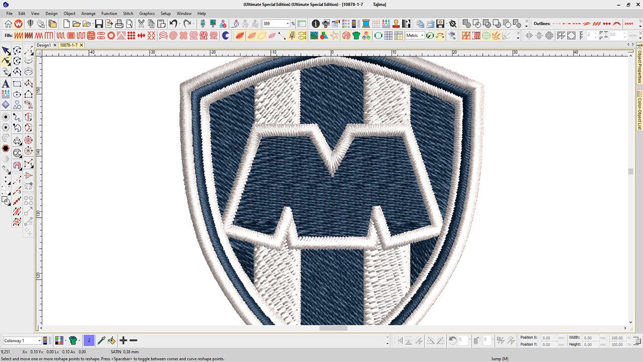 Best Monterrey fc 3d Embroidery logo.