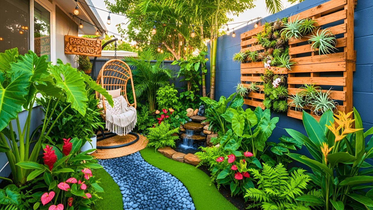 100+ Low-Maintenance Small Tropical Garden Ideas: Transform Your Backyard Into a Lush Paradise