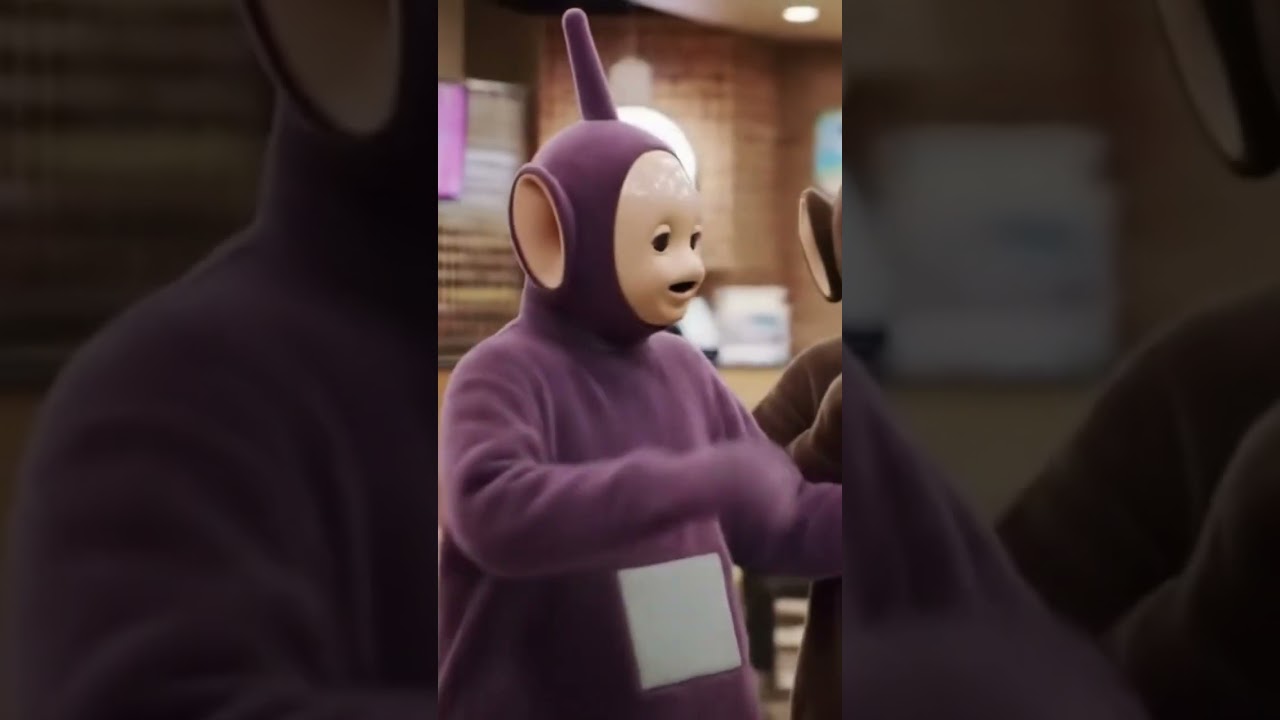 TELETUBBIES FIGHT POWER RANGERS IN BURGER KING 🍔🤼 (A.I)