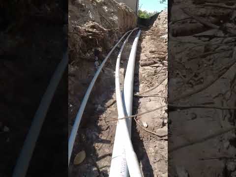 2" Conduit for Power Underground #shorts #shortsvideo