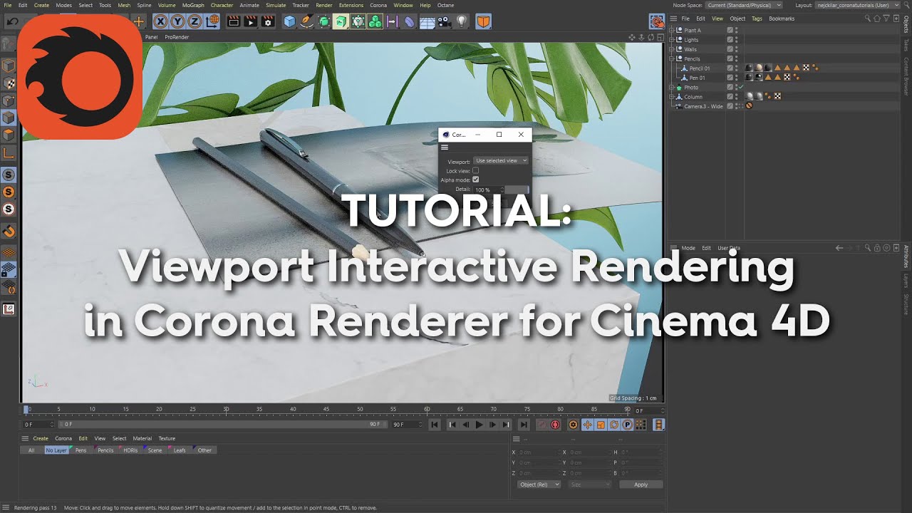 Corona’s Interactive Viewport - Tutorials - Blog - C4Dzone