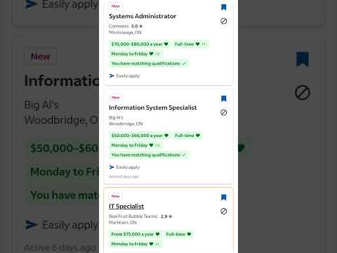 3 IT Admin Jobs Toronto 2024 | Apply Now | Job links in Comments Section