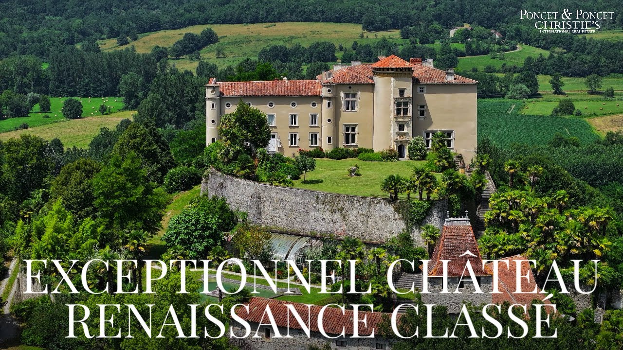 Exceptional listed Renaissance Château with outbuildings