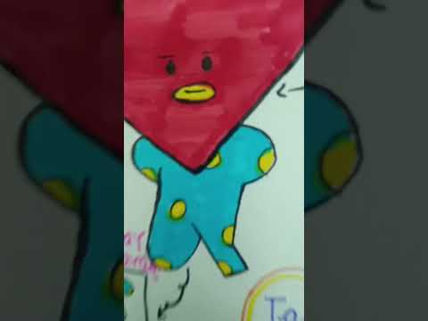 BT21 "TATA" #bt21 #bts #btsarmy #art #tata #kimtaehyung #btsshorts #shorts #bt21tata #bt21_universe