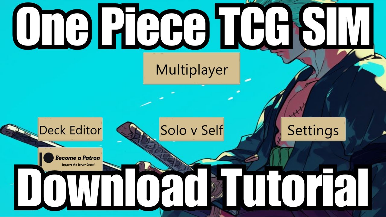 How to Download One Piece TCG Simulator on Windows!