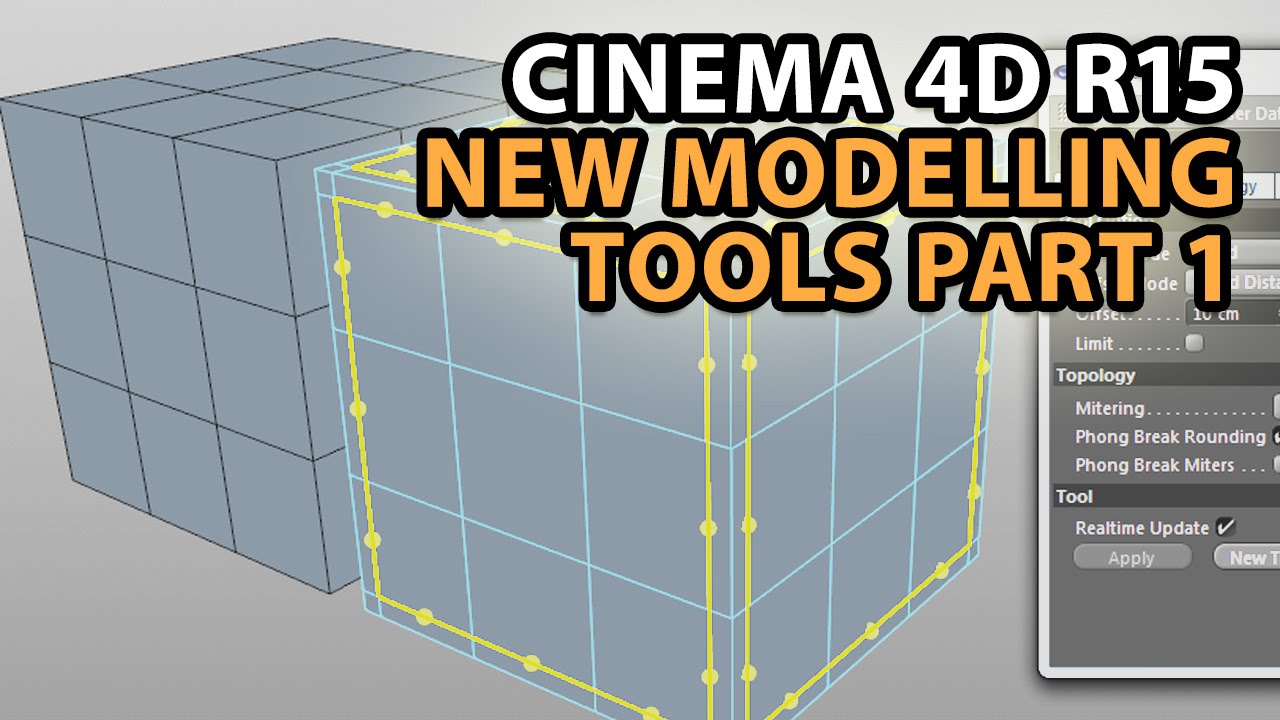 Cinema 4D Tutorial: Awesome Modelling Tools Part 1