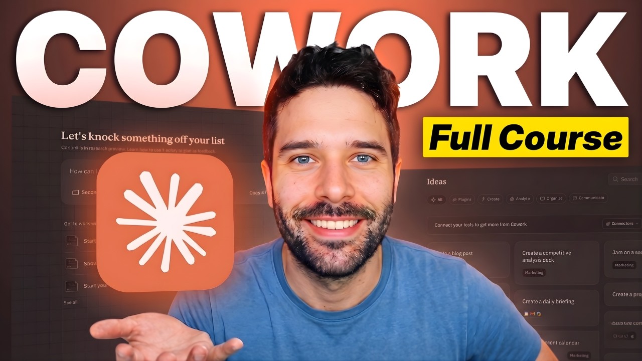 Full Tutorial: How To Automate 99% Of Your Work With Claude Cowork