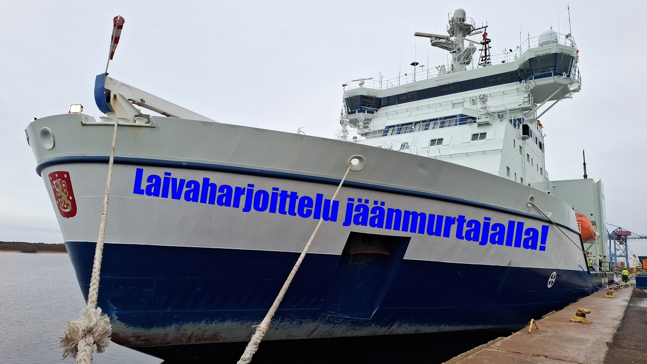 3 viikon laivaharkka JÄÄNMURTAJALLA!