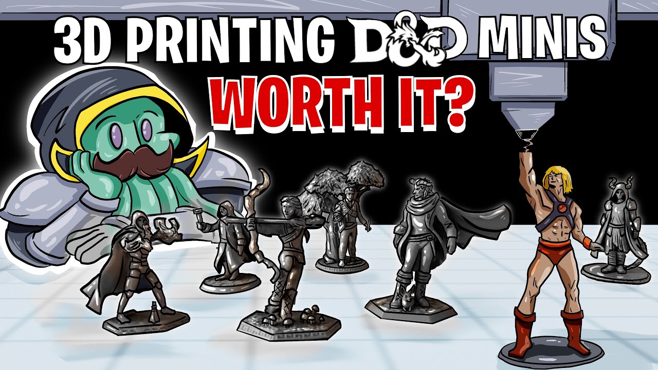 I Tried 3D Printing D&D Miniatures… Was It Worth It?