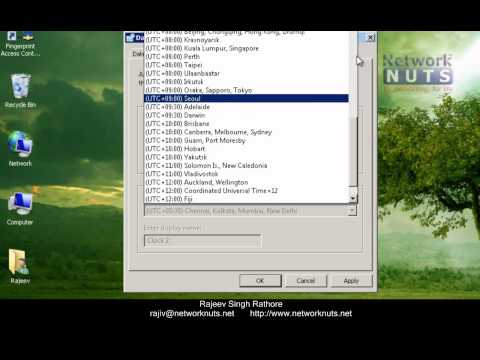 Different Time Zone Clocks in Windows 7 | Networknuts