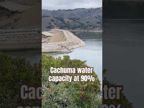 Cachuma Lake after December storms | Water capacity at 90%