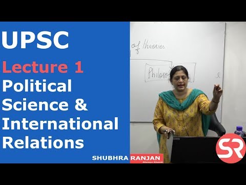 Political science and international relations Video Lecture - UPSC