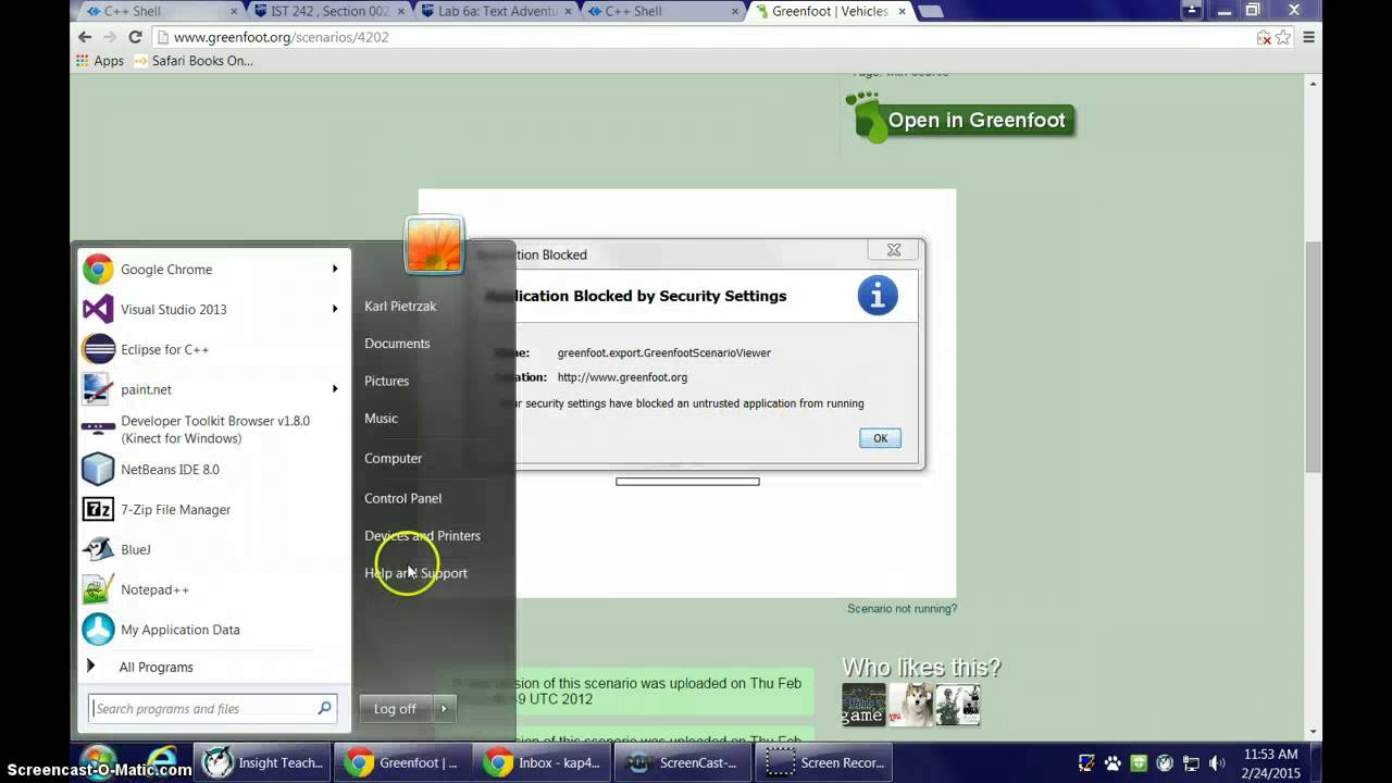 HOWTO disable java security prompt