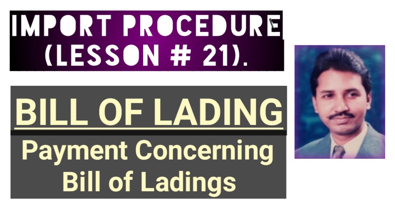 Straight B/L | Order B/L | Electronic BL | Express Release BL | Types Bill of Lading in URDU / HINDI