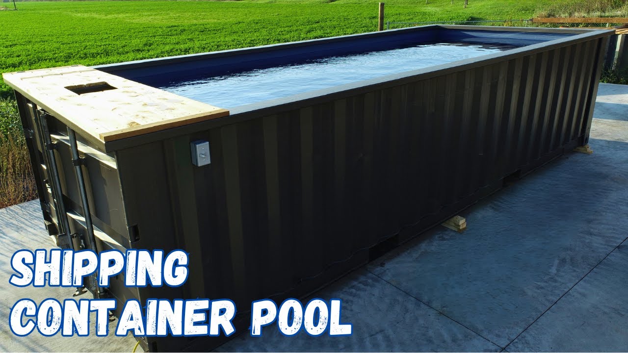Checkout our new 20ft Shipping Container Pool!