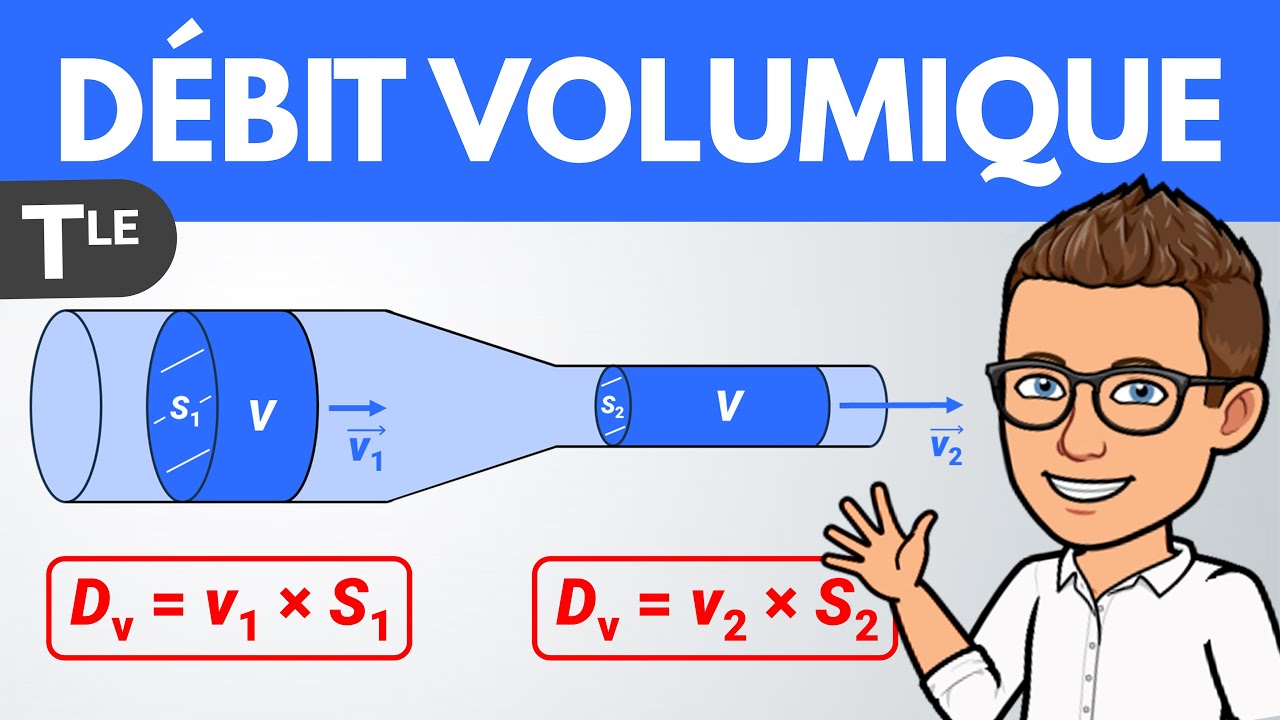 DÉBIT VOLUMIQUE ✅ Écoulement d'un fluide | Cours + Exercice | Terminale spécialité