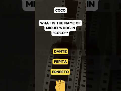 WHAT IS THE NAME OF MIGUEL'S DOG IN "COCO"? #trivia #quiz
