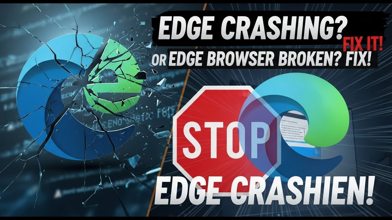 Fix Microsoft Edge Crashing Edge Browser Not Opening Edge Crashing on Startup