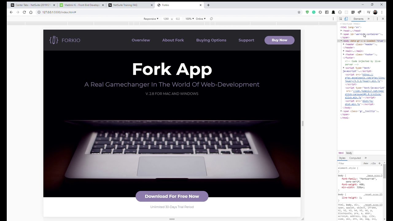 Forkio App