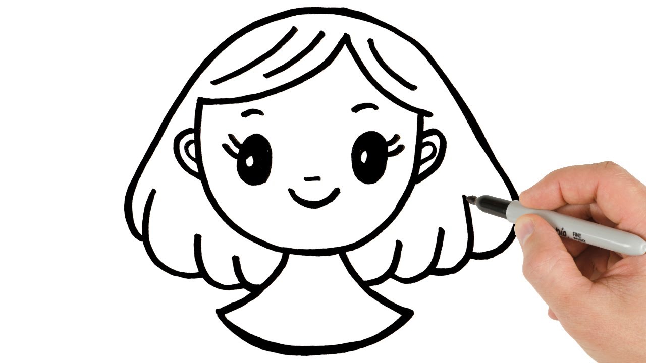 How to Draw a Girl Face  | Super Easy Step-by-Step Tutorial!