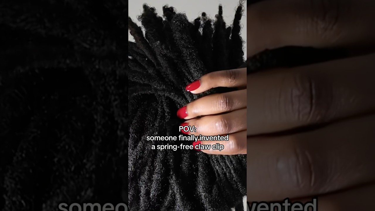 POV: someone finally invented a spring free claw clip