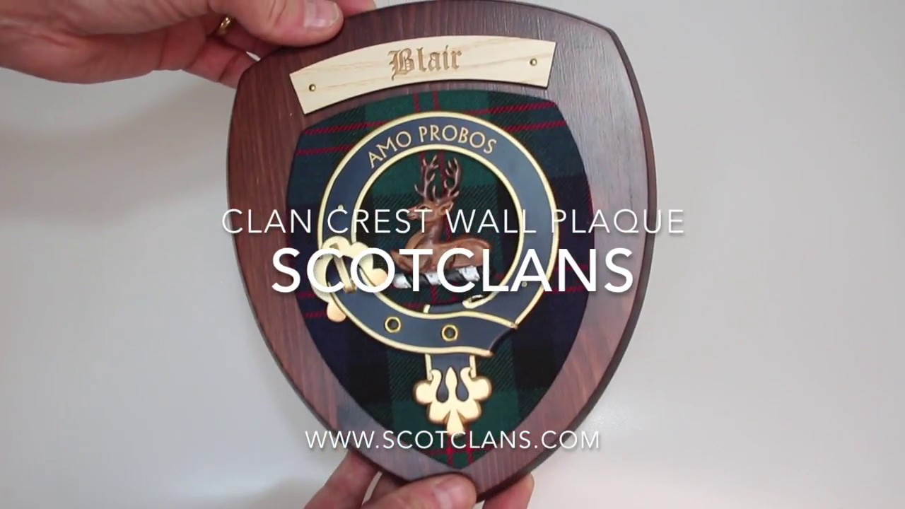 Clan Crest Wall Plaque @ScotClans