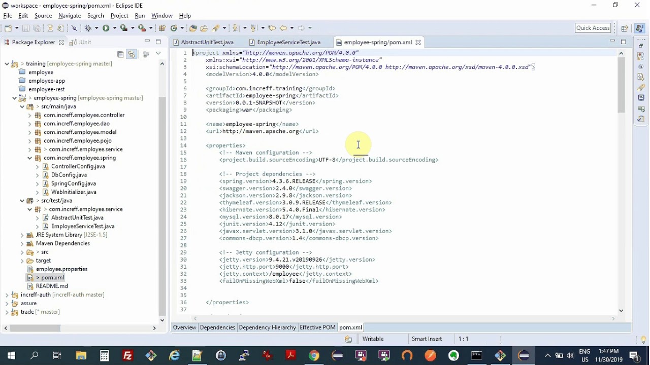 Spring JUnit Testing