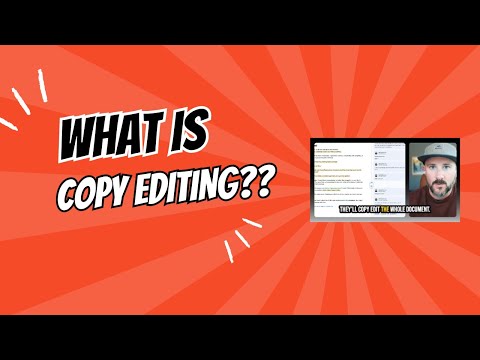 What is Copy Editing?