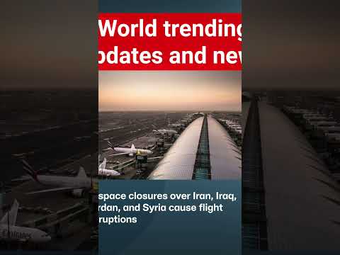 Dubai has closed Middle East airspace forcing flights cancellation