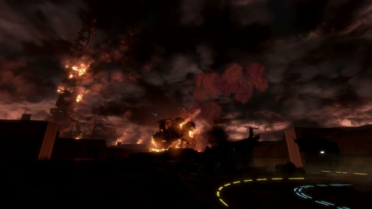 Halo 3 ODST - Mombasa Streets - ONI Alpha Site