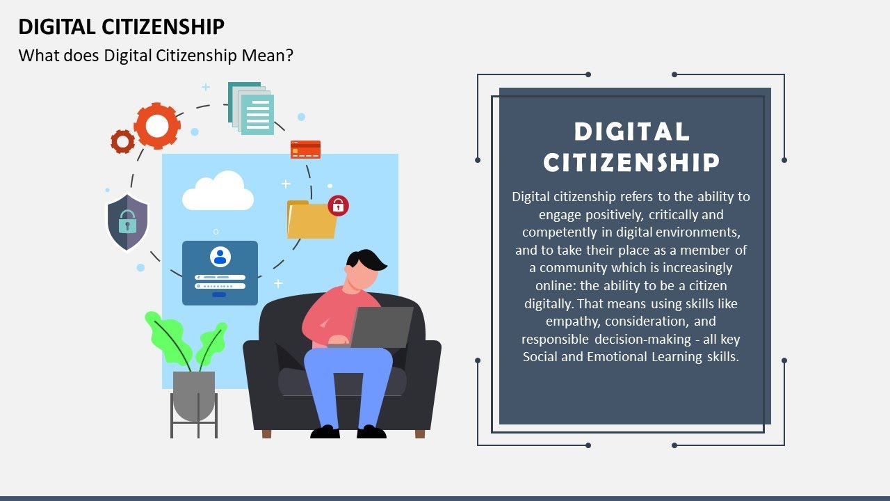 Digital Citizenship Animated PPT Template