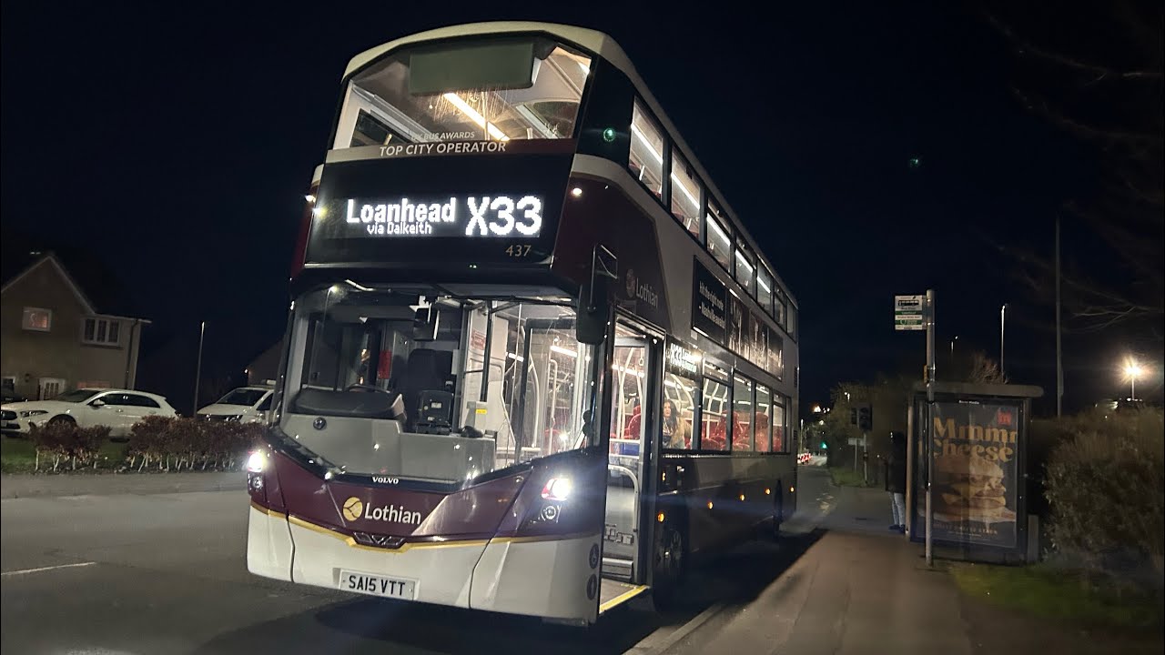 Redlining B5TL Thrash | Lothian Buses 437 | SA15 VTT