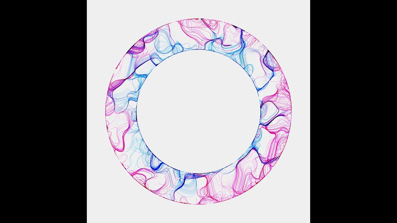 Twin colors. #openframeworks #programming #creativecoding