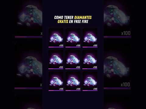 ¡Cómo ganar diamantes gratis en Free Fire sin gastar dinero! #freefire #garena