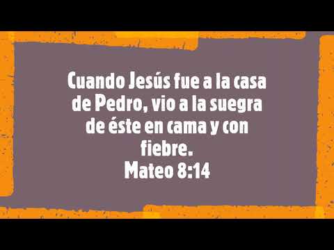 How to pronounce Matthew 8:14 in Spanish. Mateo 8:14