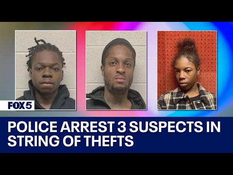 Prince George's County Police arrest 3 suspects in string of thefts across county
