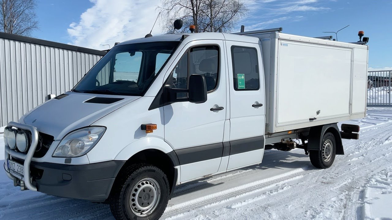 Lätt lastbil Mercedes-Benz Sprinter 319 4x4, Boden, Klaravi