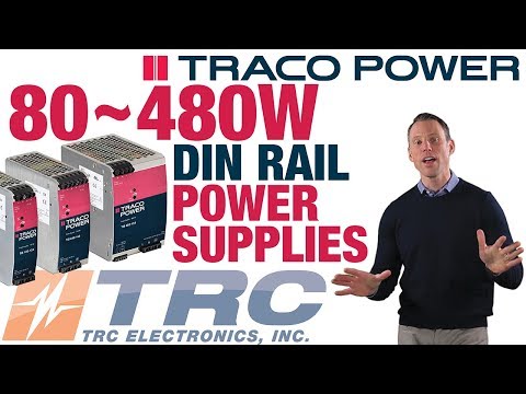 TRACO Power TIB DIN Rail Power Supplies from TRC Electronics