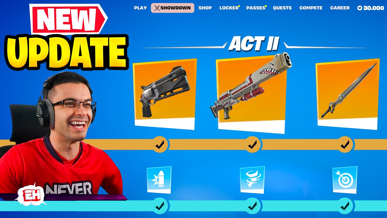 NEW FORTNITE UPDATE! (ACT II)