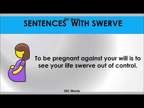 Swerve - Improve English - Meaning and 5 sentences - GRE / CAT / GMAT word - SSC Words