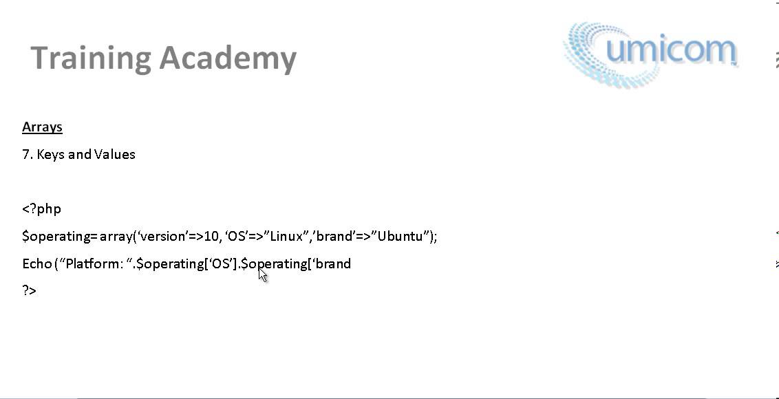 Part 37: Learning Programming (PHP Web Development) - Keys and Values Array - Associative Array