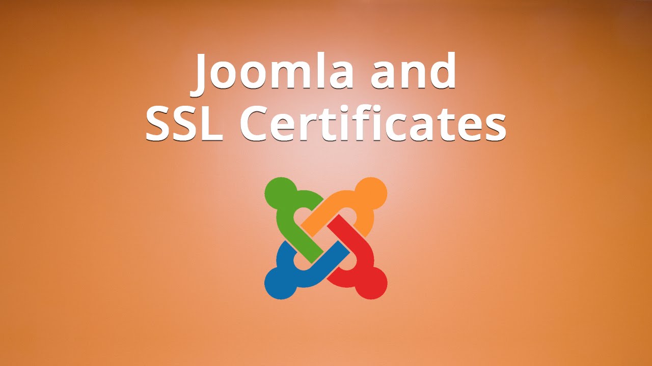 Using Joomla and SSL Certificates