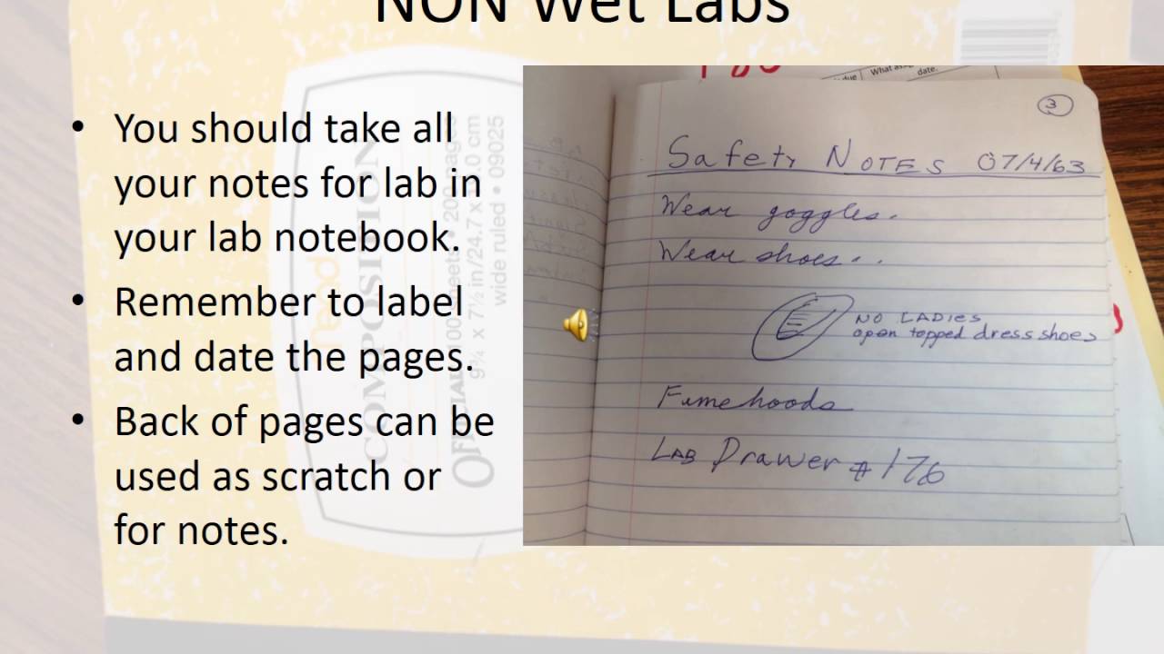 Lab Notebook Guidelines